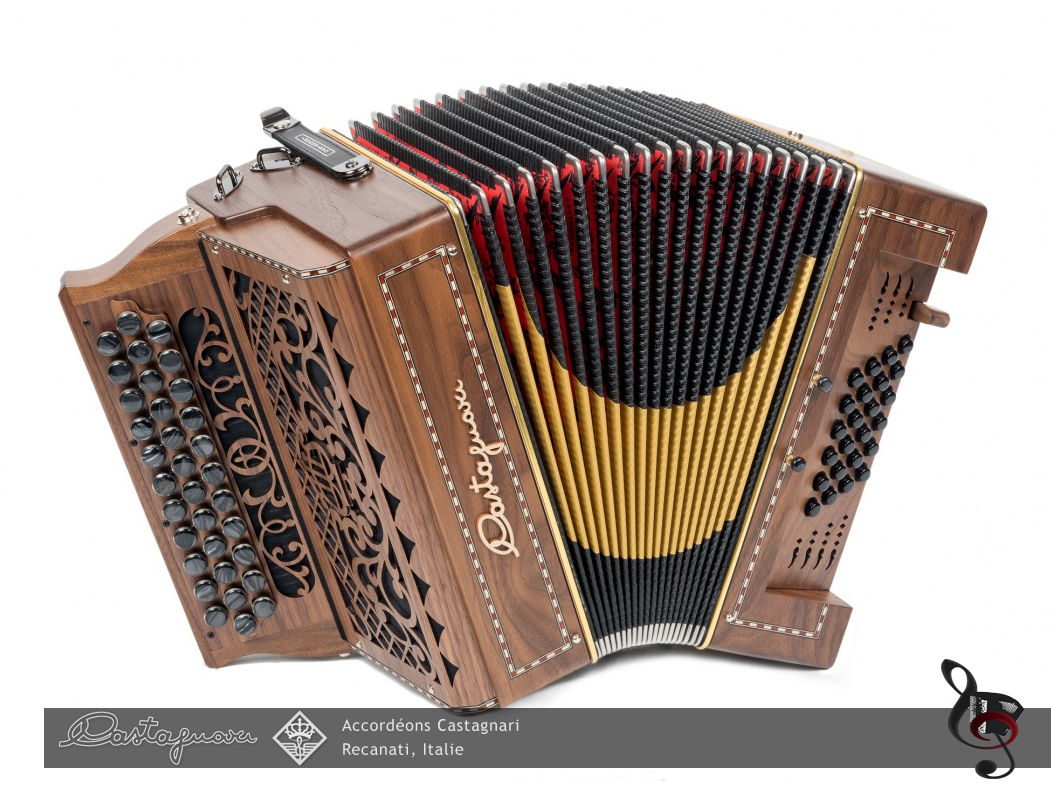 Castagnari Handry 24 F · Accordéon diatonique, 3 rangs, 3 voix, 24 ...