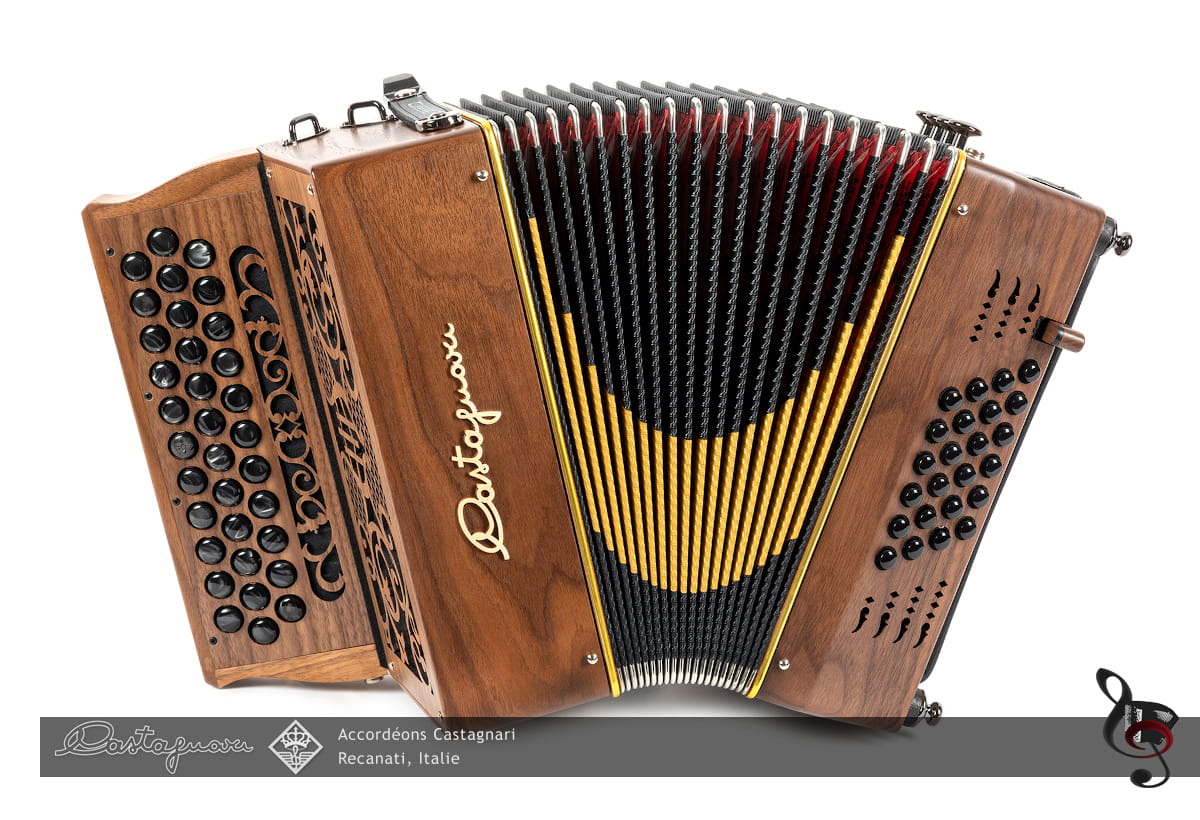 Castagnari Jà · Accordéon diatonique, 3 rangs, 2 voix, 24 basses | Mon ...